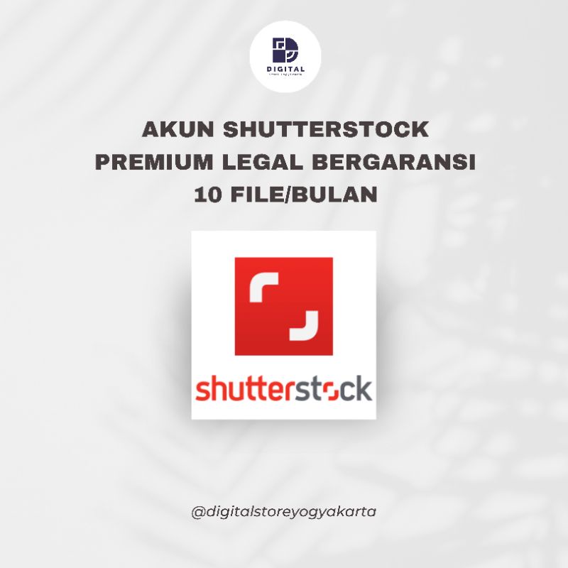 Jual Akun Premium Shutterstock 10 File/Bulan | Shopee Indonesia