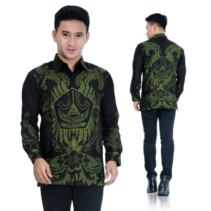 Jual Batik NU Batik Banser Kemeja Batik Kemeja Banser Baju Banser ...