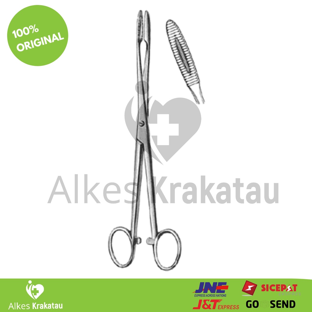 Jual Korentang Lurus Maier Dressing Forceps 25 cm / Gunting Medis ...
