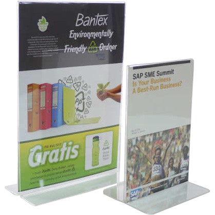Jual Bantex Acrylic Stand UP Sign Holder A4 A5 | Shopee Indonesia