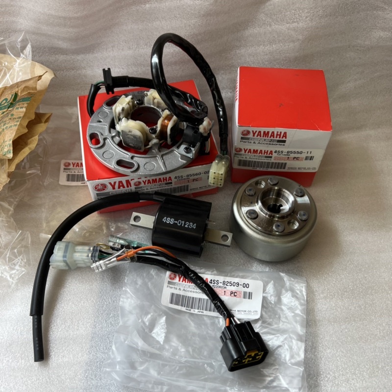 Jual PAKET PENGAPIAN YZ 125 4SS ORIGINAL JAPAN SET SPULL MAGNET KOIL SOKET | Shopee Indonesia