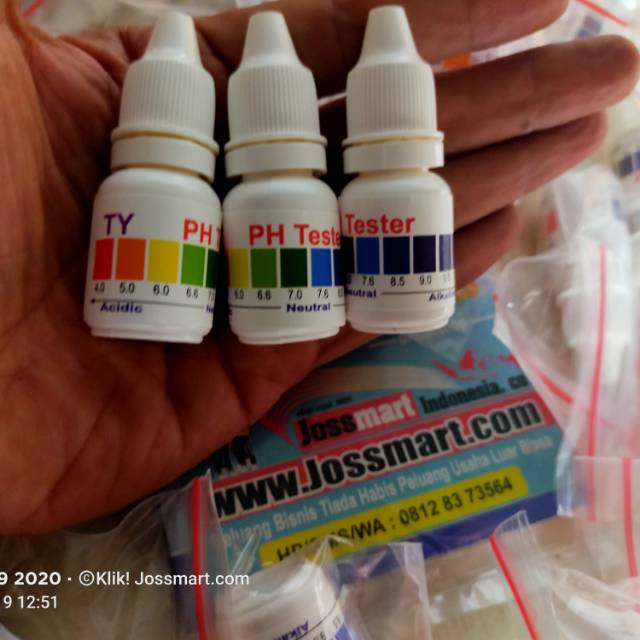 Jual Ready Stok Akurat! Jual alkali pH tester cair pH tetes ph drop pH ...