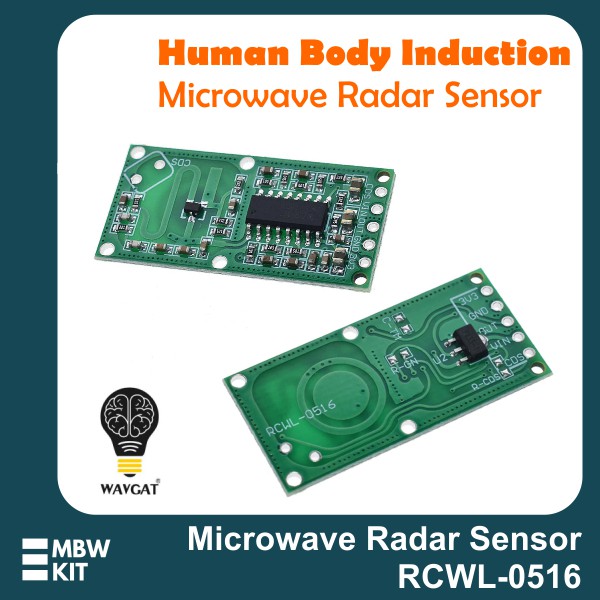 Jual Sensor Radar Microwave RCWL-0516 Human Body Detection | Shopee ...