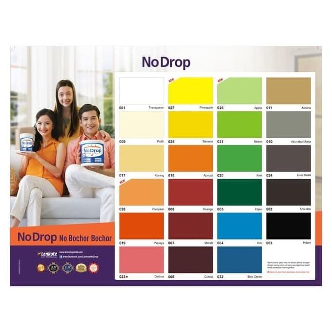 Jual No Drop ( Cat Tembok Anti Bocor) 001 Transparan / 1kg | Shopee Indonesia