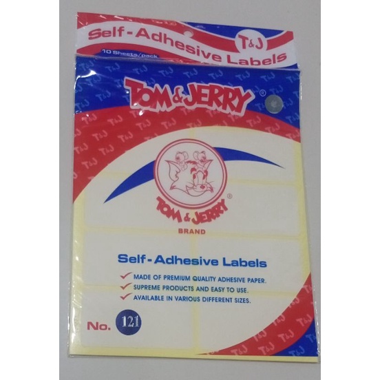 Jual Sticker/Label Tom and Jerry No.121 T&J Putih Original | Shopee Indonesia