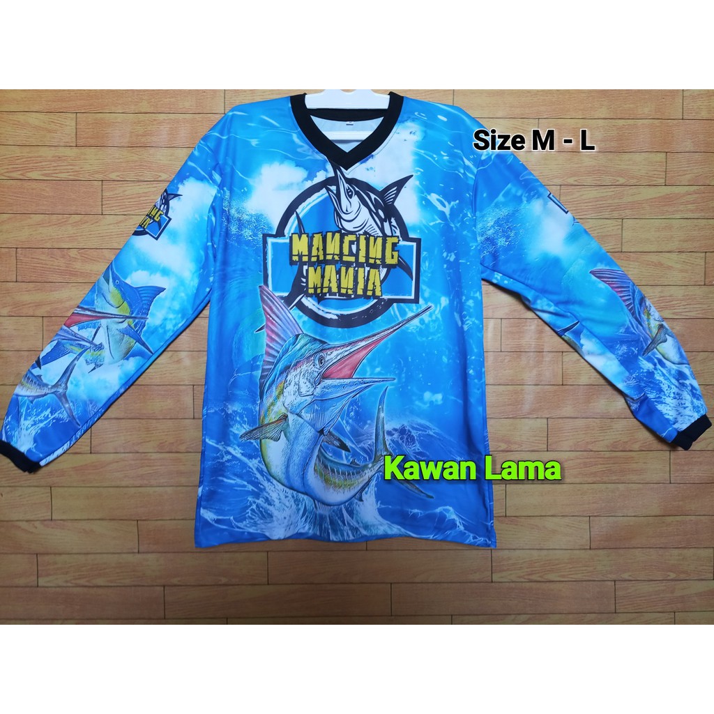 Jual Jersey Mancing Mania Marlin Biru | Shopee Indonesia