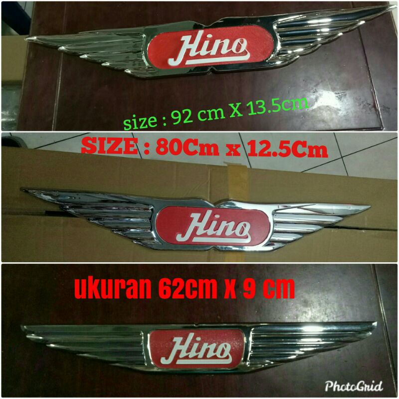 Jual Logo truk HINO ada 3 ukuran/emblem Hino | Shopee Indonesia