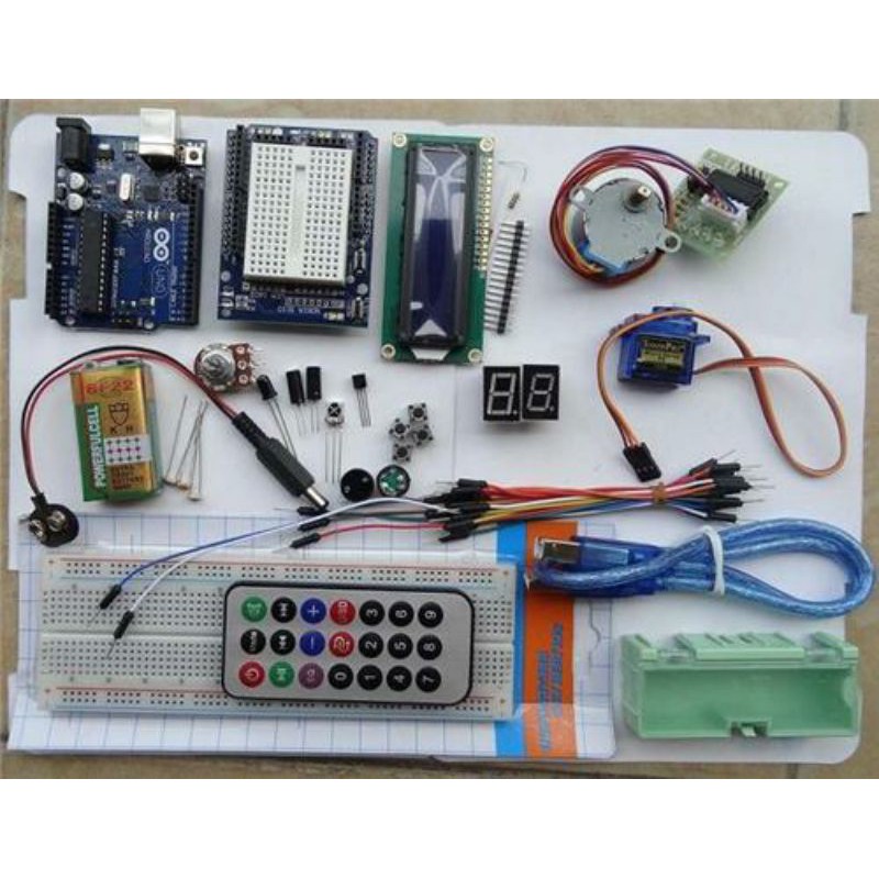 Jual arduino Uno starter kit version V compatible | Shopee Indonesia