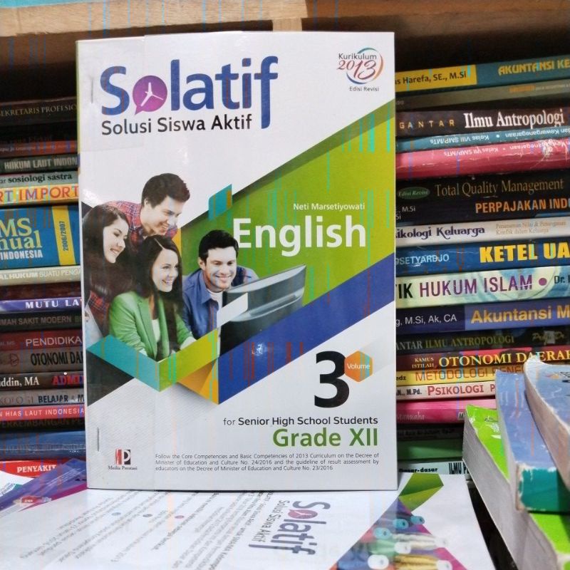 Jual buku solatif bahasa Inggris kelas 12/XII/3 sma/ma masmedia revisi | Shopee Indonesia
