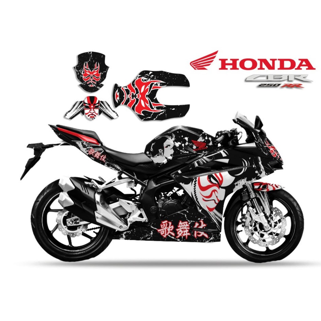 Jual DECAL STIKER DEKAL STRIPING MOTOR HONDA CBR 250 YAKUZA | Shopee ...