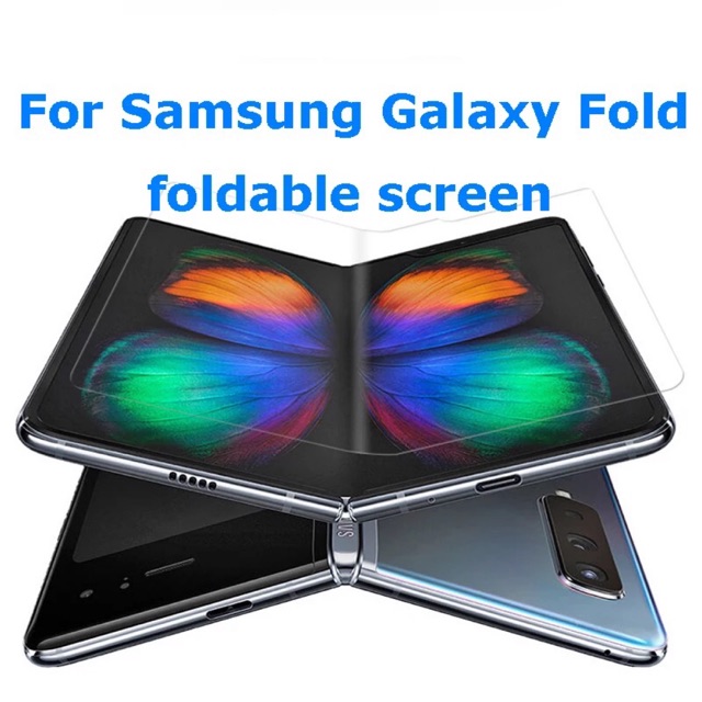 Jual Samsung Galaxy Z Fold 1 / W20 5G Nano Hidrogel Film Pelindung Bening Layar Lipat 3in1 ...