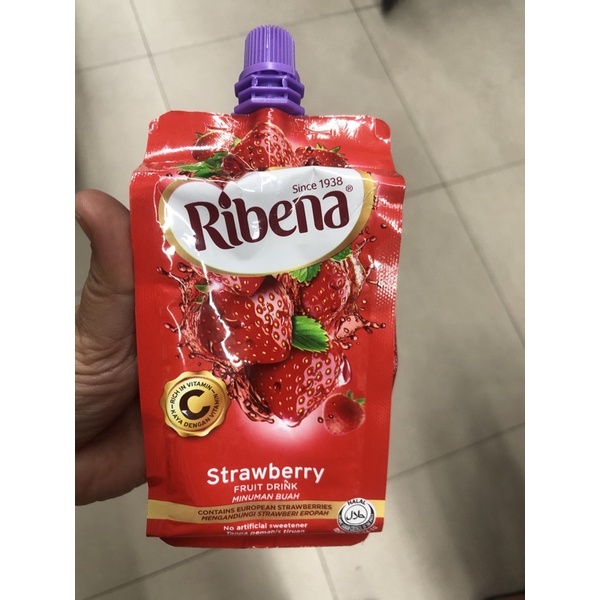 Jual Ribena Minuman buah rasa Blackcurrant dan Strawberry - 330ml ...