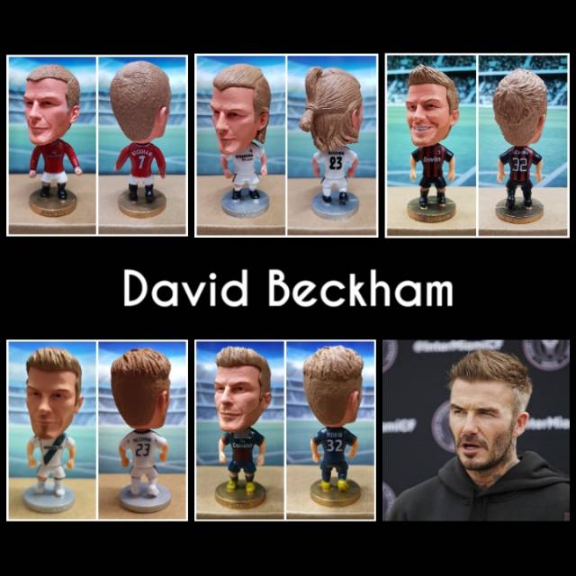 Jual Figure Miniatur Pemain Sepakbola David Beckham Action Figure Bola ...