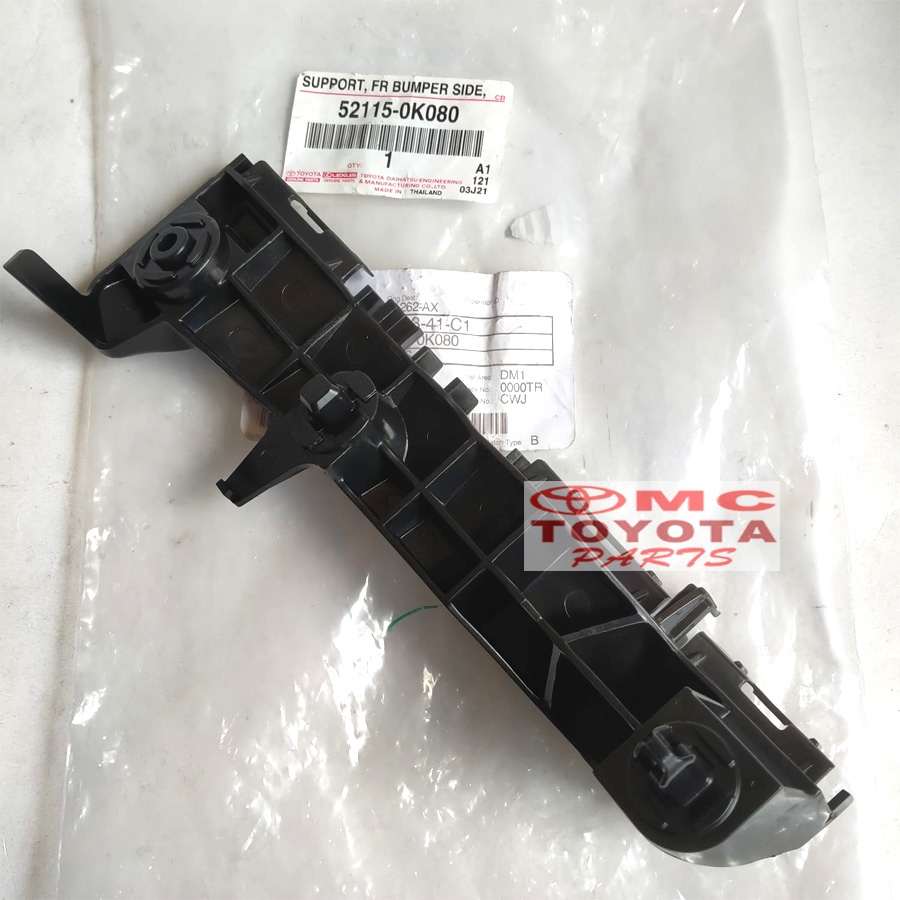 Jual Support Bracket Breket Bumper Depan Kanan Toyota Fortuner 52115 ...