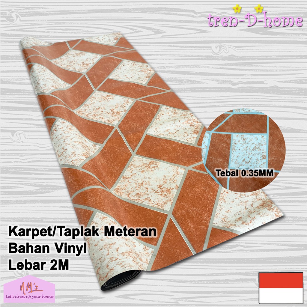 Jual Tren-D-home - Karpet vinyl plastik meteran pvc alas lantai meja ...