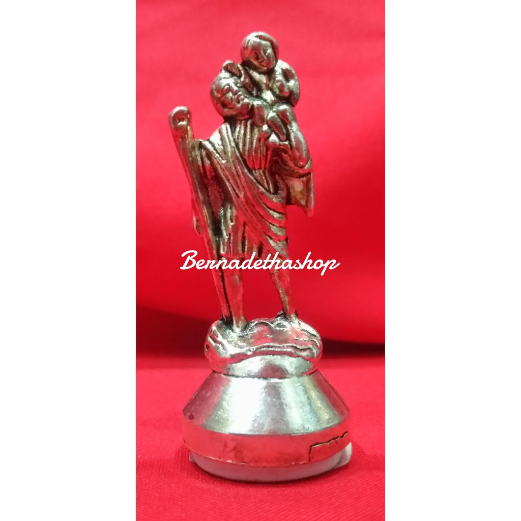 Jual Patung Santo Kristoforus 5 Cm Logam (BS13)/Patung/Hiasan/Hiasan ...