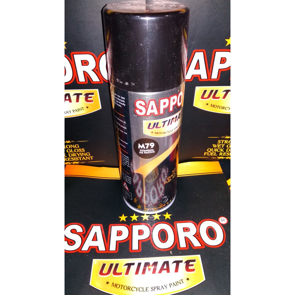 Jual Cat Semprot Sapporo M79 Titanium OZ Racing Sapporo Ultimate 400 cc ...