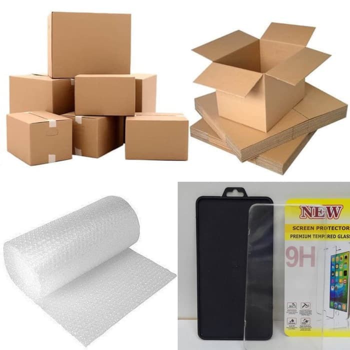 Jual PAKET PACKING TAMBAHAN TEMPERED GLASS ( BUBBLE, KARDUS, PACK MIKA ...