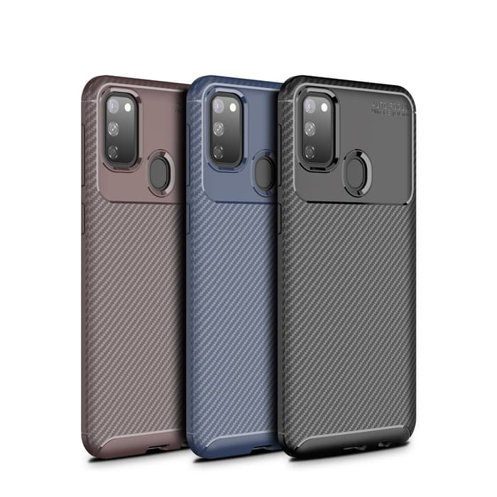 Jual Case Samsung Galaxy M30s Rugged Armor Silicone Carbon Soft Casing ...
