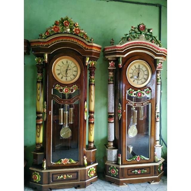 Jual JAM BERDIRI KAYU JATI | Shopee Indonesia