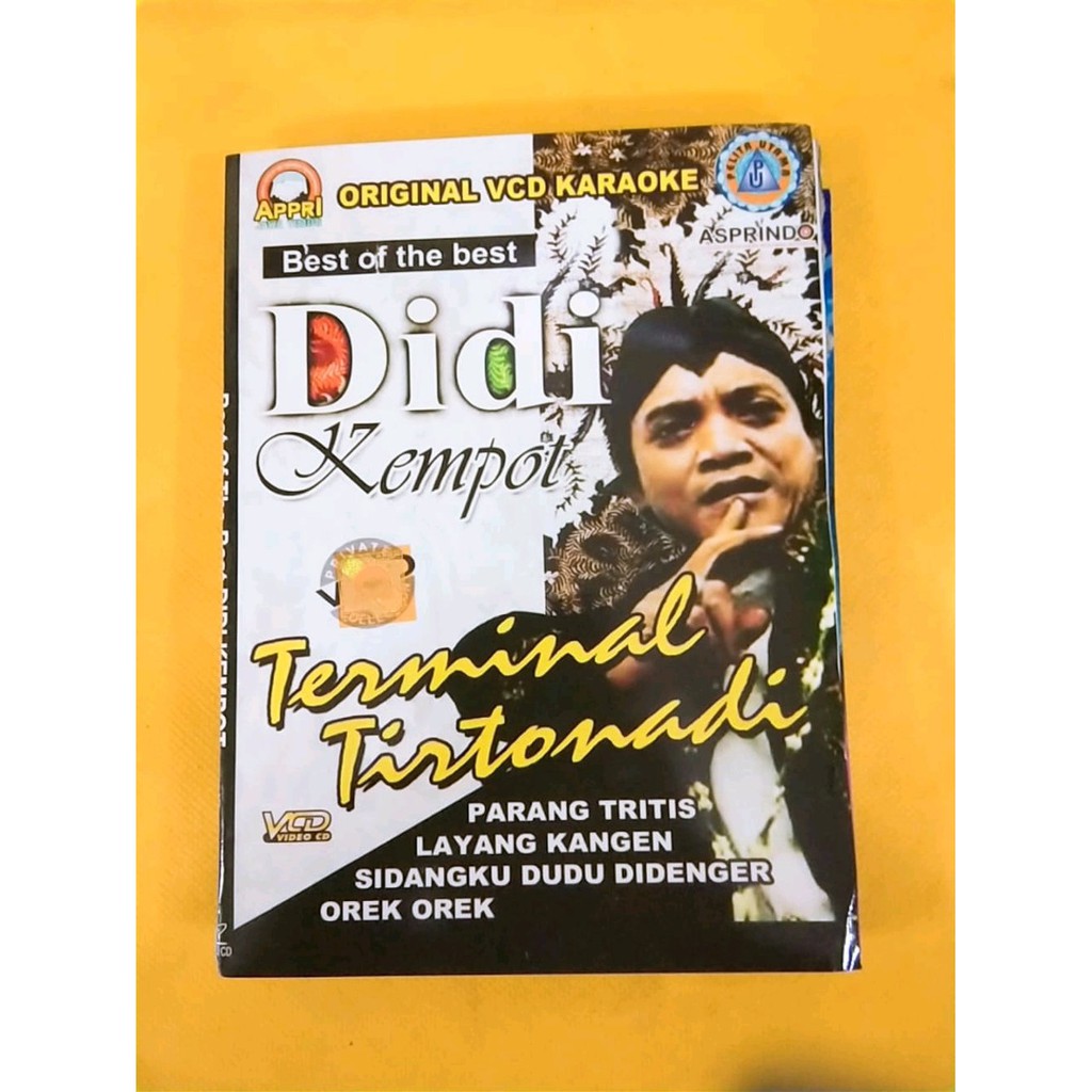 Jual kaset VCD original karaoke Lagu Best Of The Best DIDI KEMPOT Terminal Tirtonadi | Shopee ...