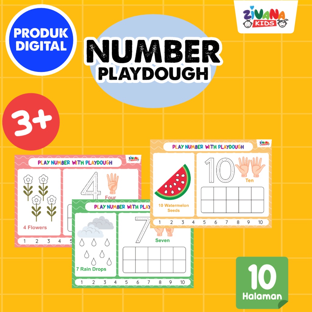 Jual Zivana Kids - DIGITAL FILE [PDF] PRINTABLE Worksheet Anak | Bisa ...