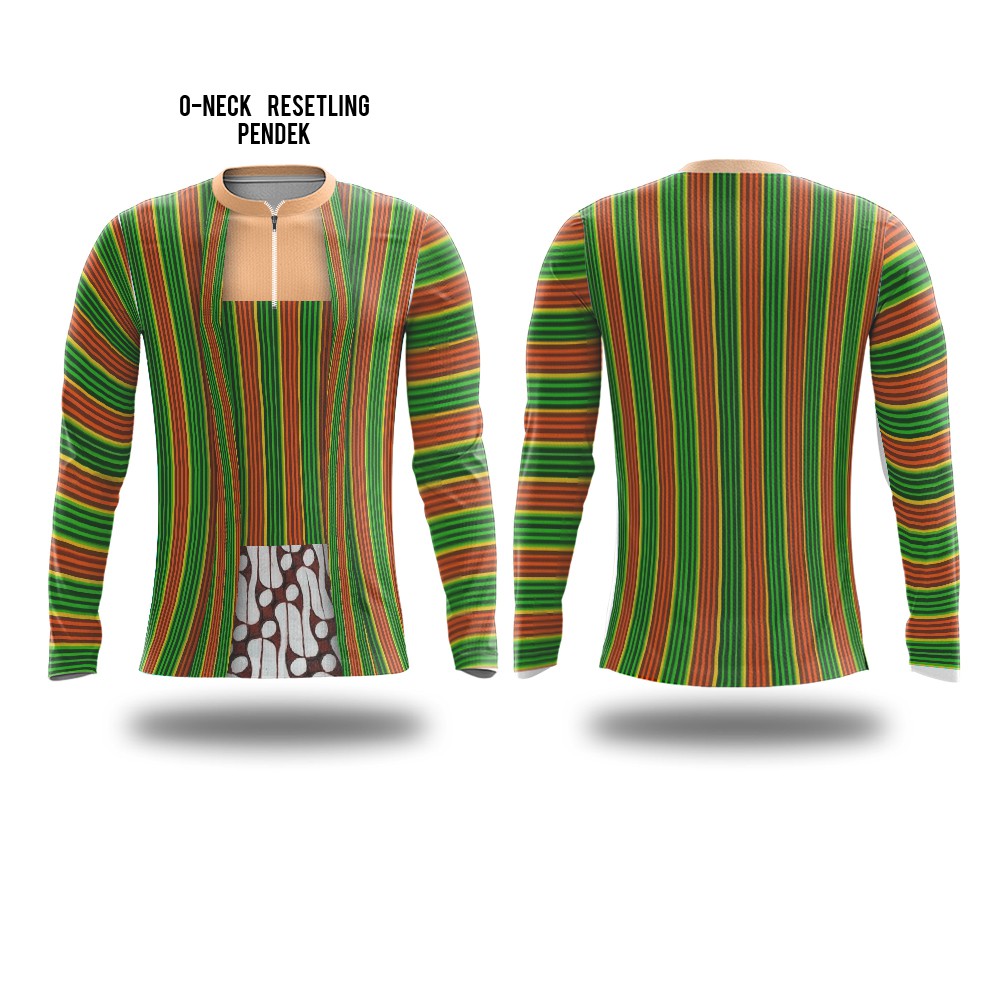 Jual jersey kaos baju jersy sepeda lipat gowes lurik keris jawa etnik ...