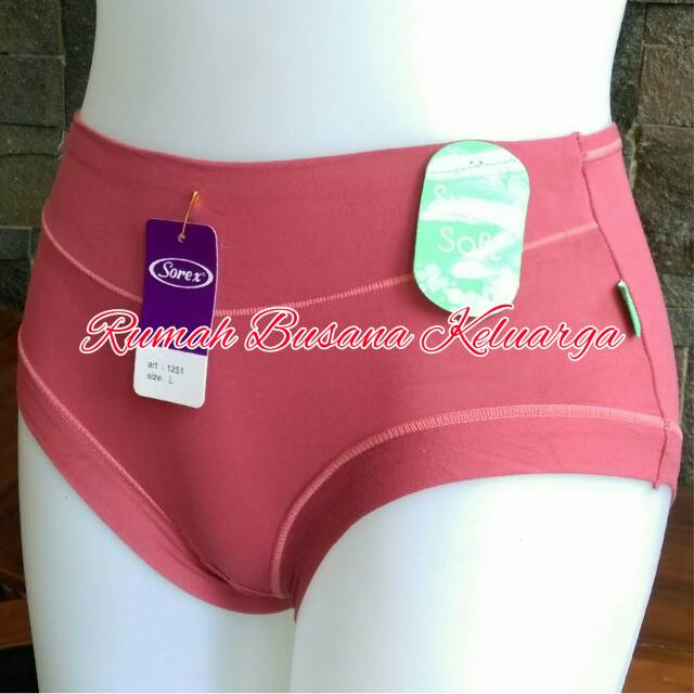 Jual (3 Pcs 6 Pcs 12 Pcs) CD Celana Dalam Wanita Sorex Model 1251 Super Soft Original Premium ...