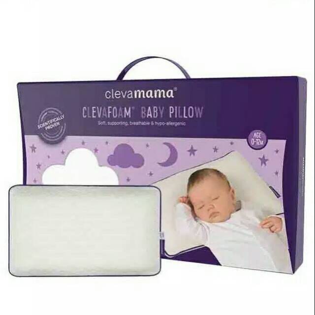 Jual Clevamama 2019 Clevafoam Baby Pillow | Shopee Indonesia