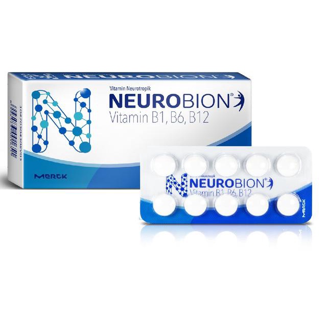 Jual NEUROBION PUTIH BIRU 1 STRIP @ 10 TABLET | Saraf Kesemutan Kebas ...
