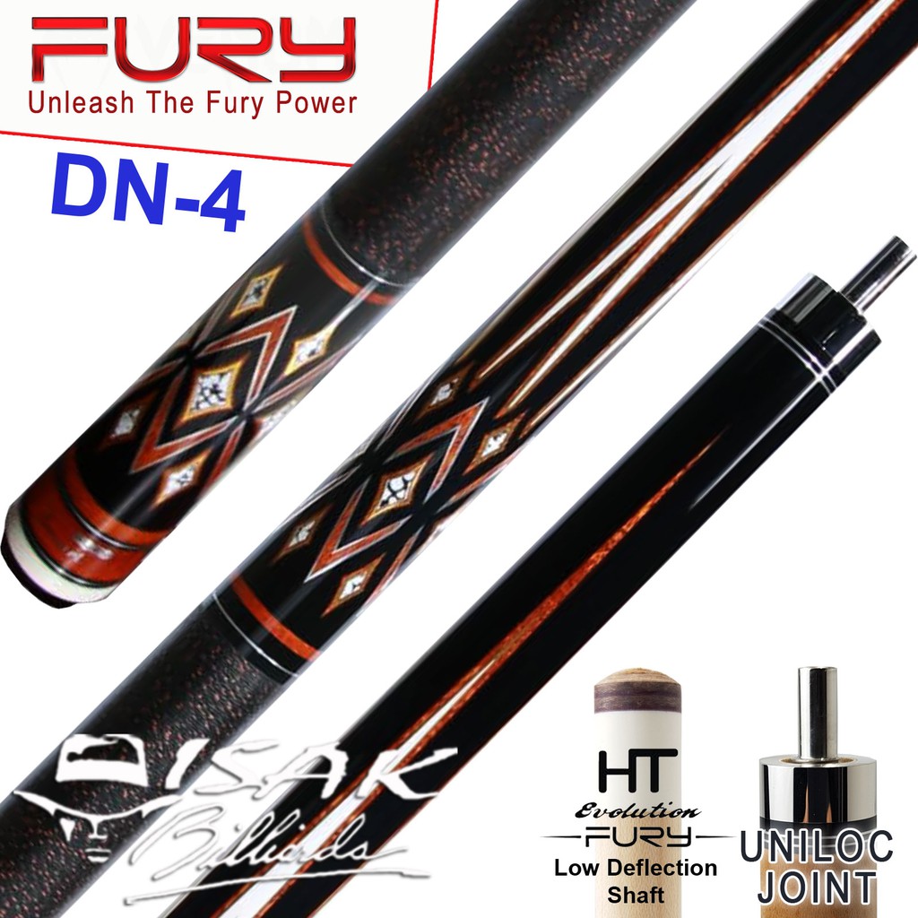 Jual Fury DN-4 Cue - HTE Low Deflection Shaft Unilock Joint Billiard ...