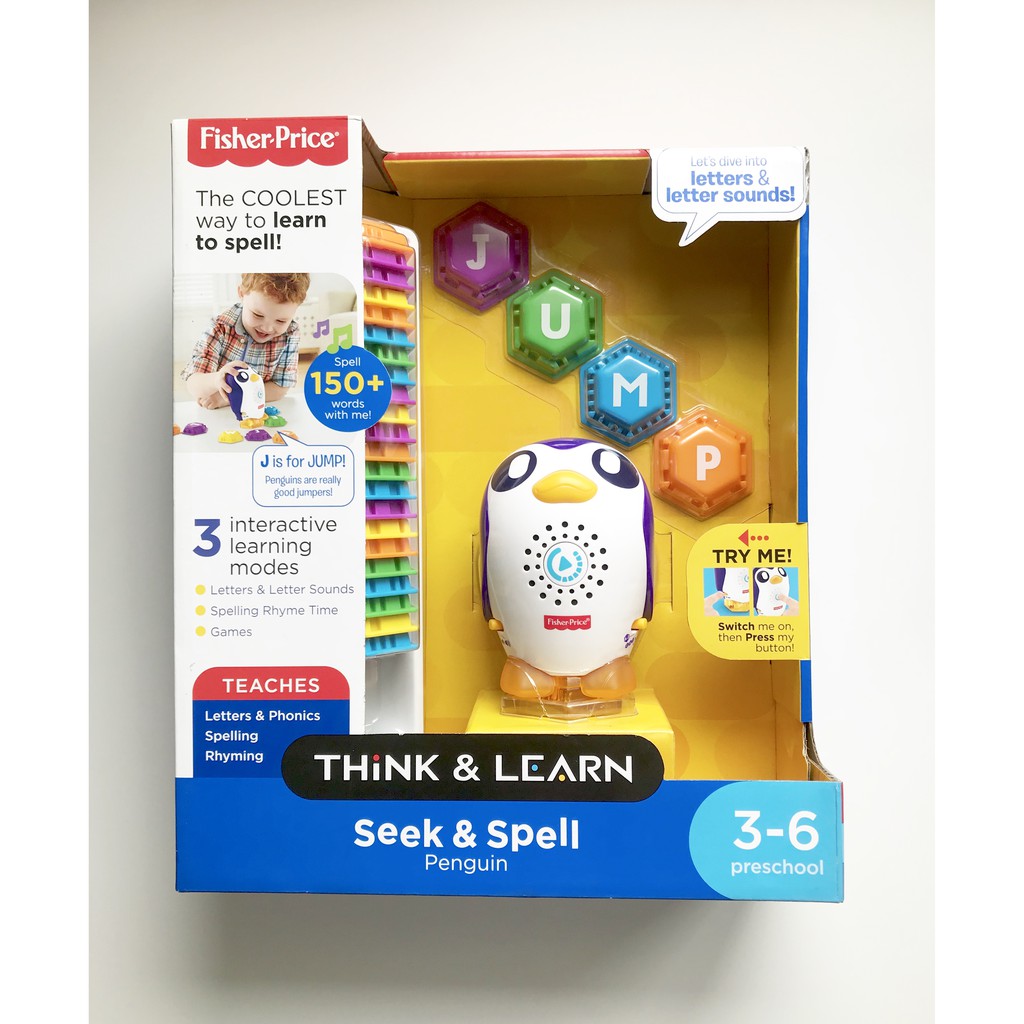 Jual Fisher Price Think n Learn Seek and Spell Penguin (ORIGINAL ...