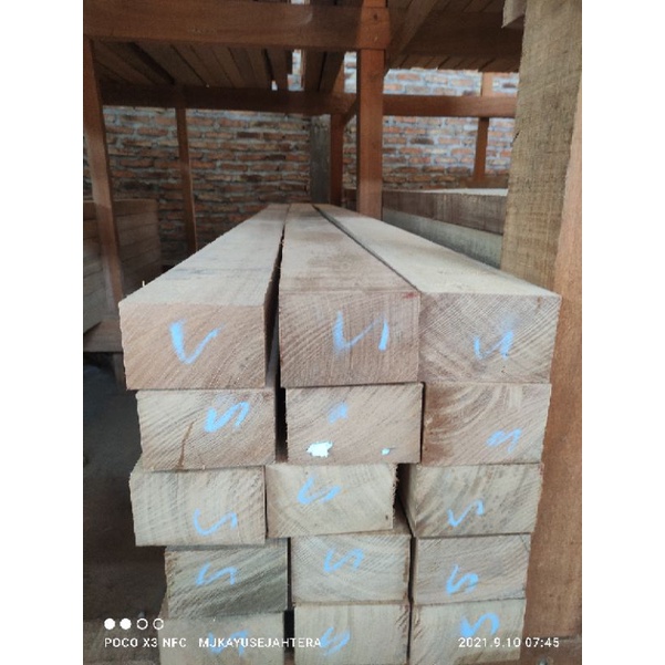 Jual Beam Balok Kaso Kayu Bengkirai Kalimantan Super Murah 6x12 ...