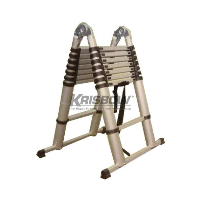 Jual TANGGA KRISBOW LADDER TELESCOPIC DOUBLE 3.8M 5.0MTR ALUM | Shopee ...