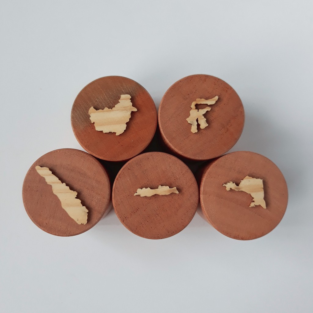 Jual LITTLEPINO Wooden Playdough Stamp - Stempel Play Doh - Cap Kayu ...