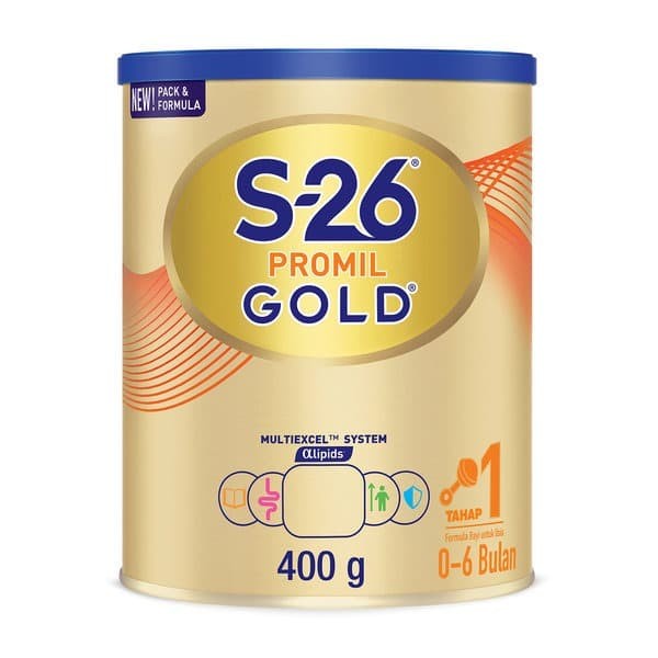 Jual S26 Promil Gold Tahap 1 Usia 0-6 Bulan 400 gr | Shopee Indonesia