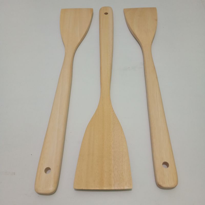 Jual Sutil Kayu Mahoni / Wooden Spatula / Alat Dapur / Alat Masak ...