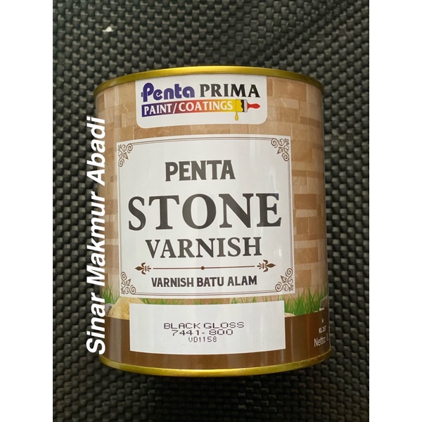 Jual Cat Batu Alam Varnish Vernis Batu Alam PENTA STONE 1 L SOLVENT ...