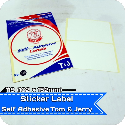 Jual Self Adhesive Labels Tom & Jerry TJ Labels | Shopee Indonesia