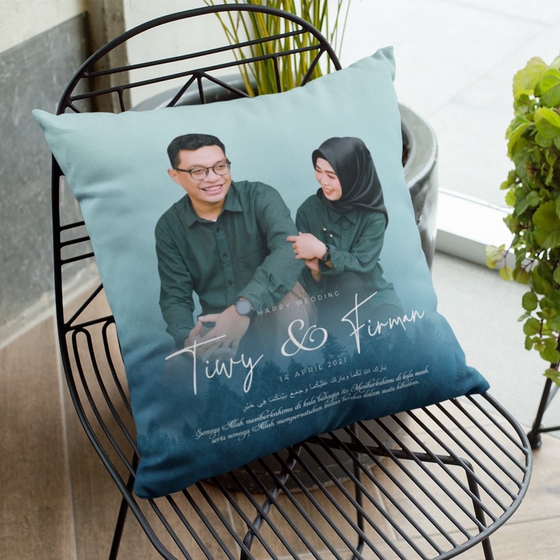 Jual Bantal Kado hadiah pasangan Istimewa custom foto cantik surpise ...