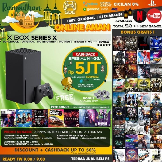 Jual Xbox Series X X Box Microsoft 1TB not Series S not ps5 full game ...