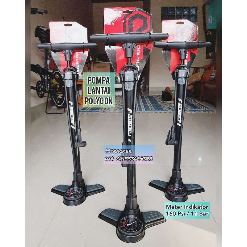 Jual Pompa Ban Sepeda Polygon Alloy 160 Psi | Shopee Indonesia