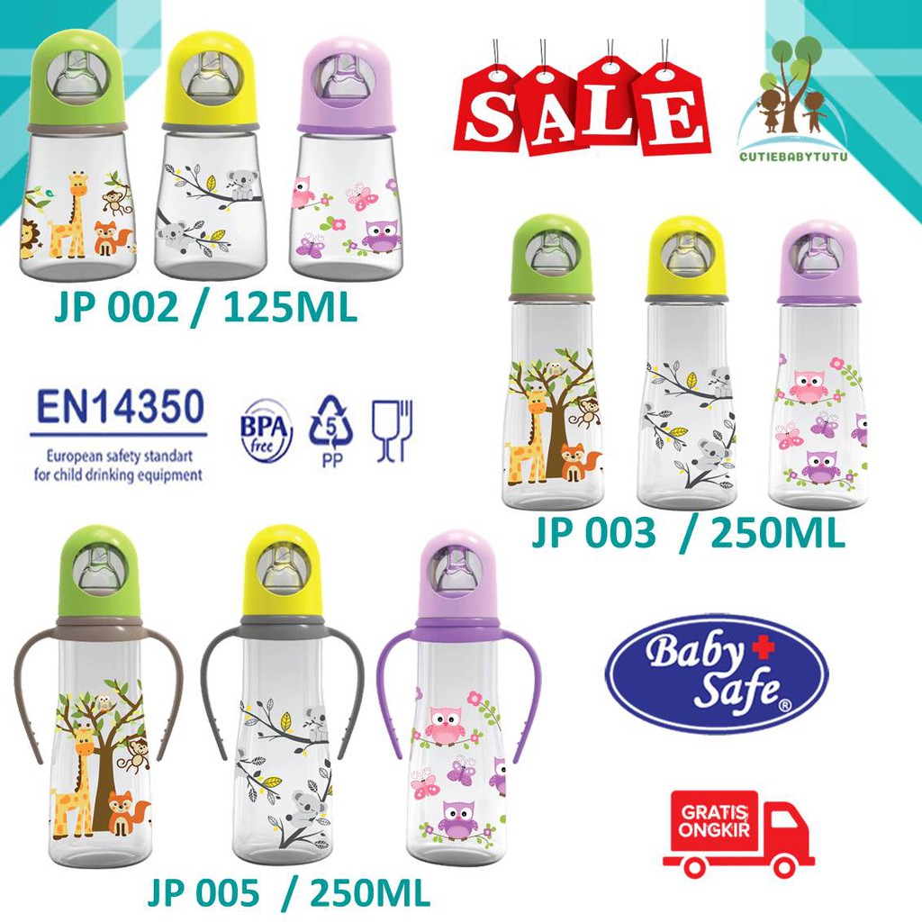 Jual Botol Susu Anak Bayi Newborn Dot Botol Susu Baby Safe Feeding Bottle JP002 / JP003 /JP 005 ...