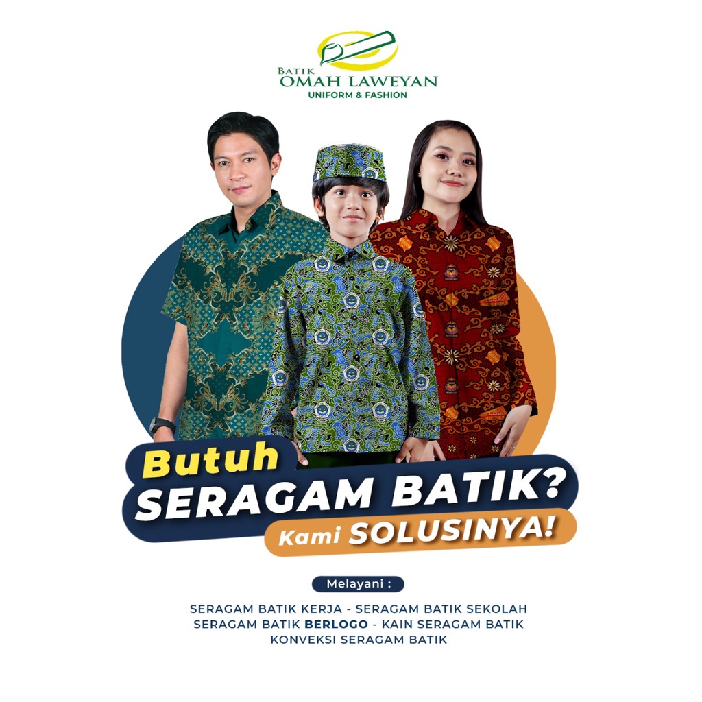 Jual Seragam Batik Custom Shopee Indonesia