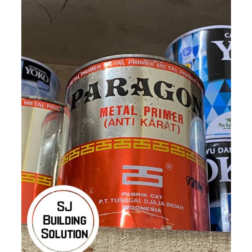 Jual PARAGON ZINC CHROMATE 5 KG CAT DASAR PRIMER ANTI KARAT BESI SENG ...