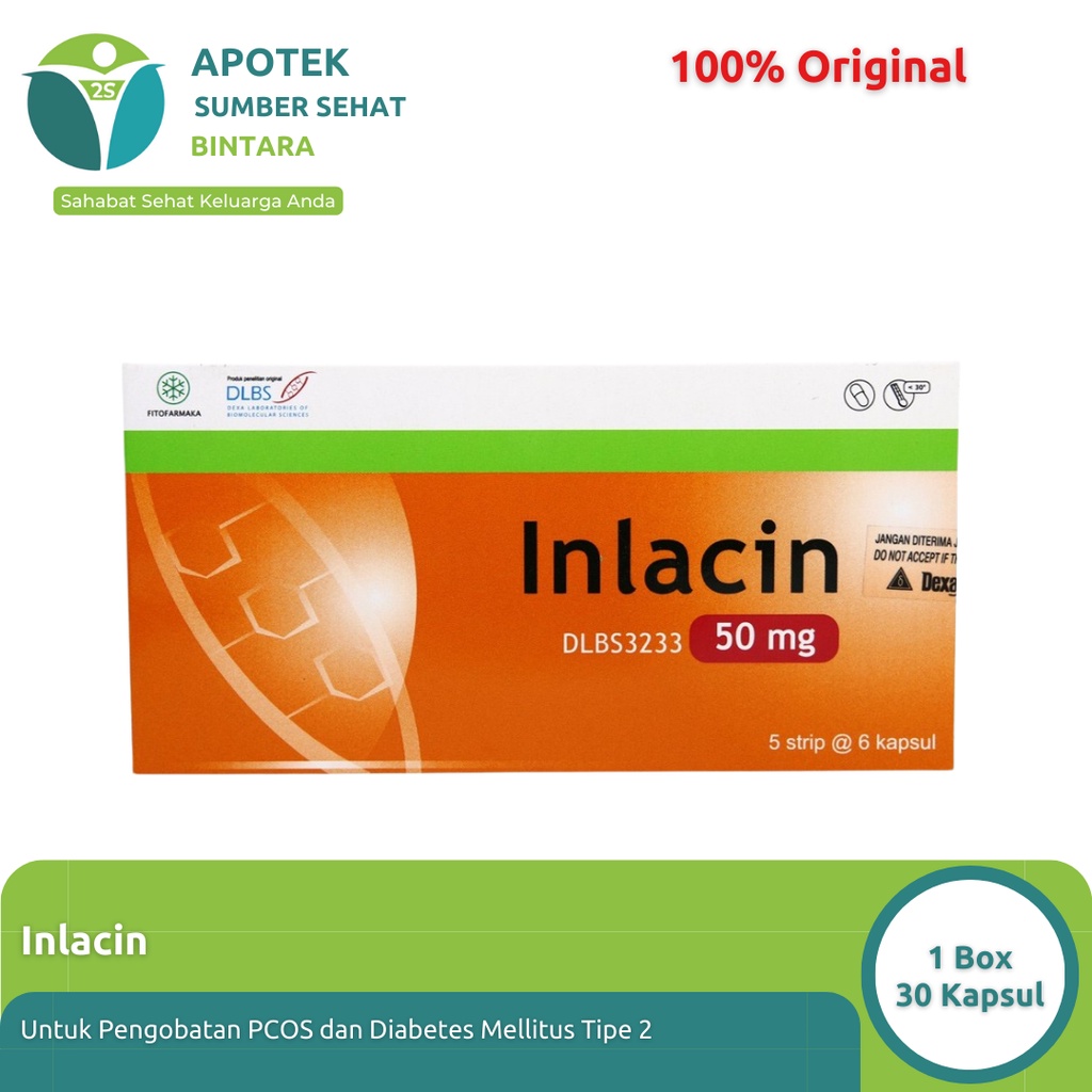 Jual Inlacin Kapsul Suplemen Herbal PCOS PROMIL | Shopee Indonesia