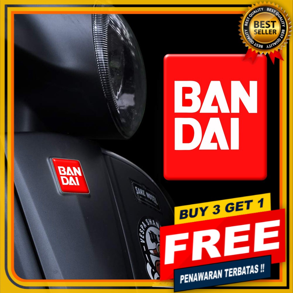 Jual [BISA COD] EMBLEM BANDAI DASI VESPA PIAGGIO STICKER Vespa LX/S ...