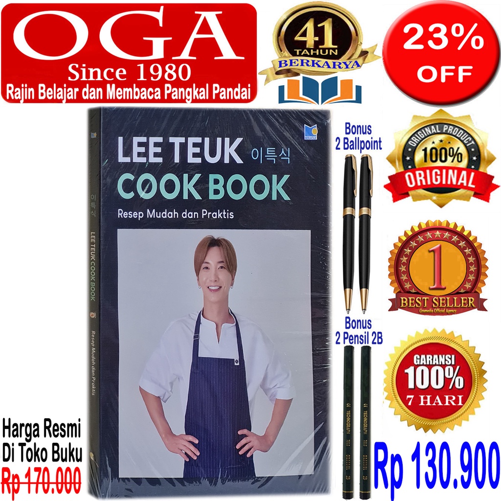Jual Buku Masakan - Lee Teuk Cooking Book - Original & Segel | Shopee Indonesia