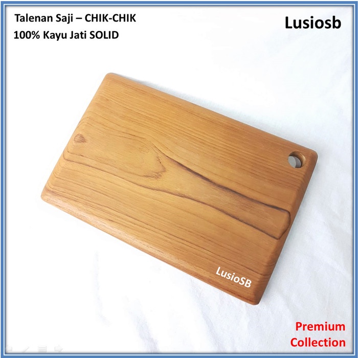 Jual Telenan - Lusiosb Talenan Kayu Jati Solid Premium / Wooden Board ...