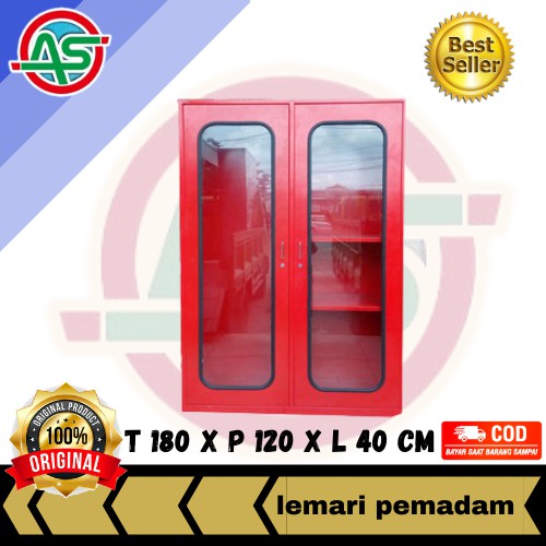 Jual LEMARI APD | LEMARI SAFETY PEMADAM 100% ORIGINAL T 180 x P 120 x L ...